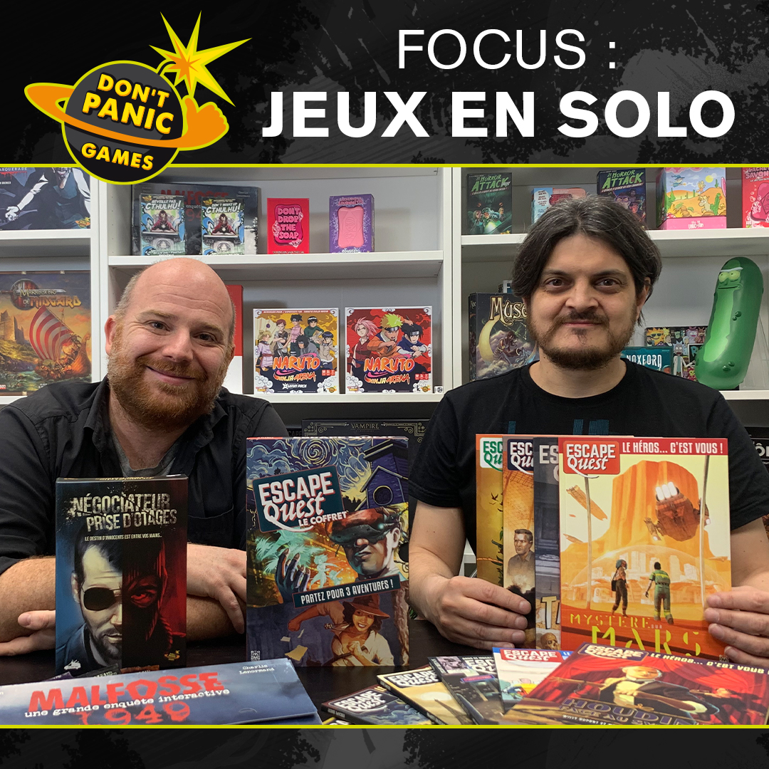 Focus vidéo : Top 3 des jeux solos Don't Panic - Don't Panic Games