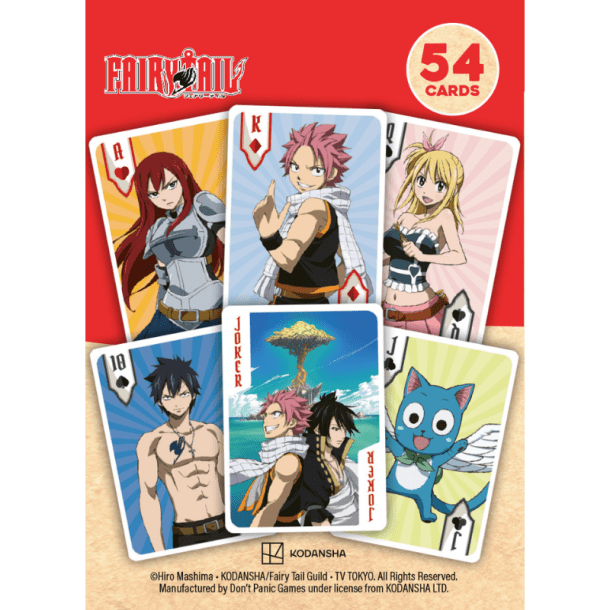 Set of 54 Official fairy Tail Cards - Standard Size - MangaCards